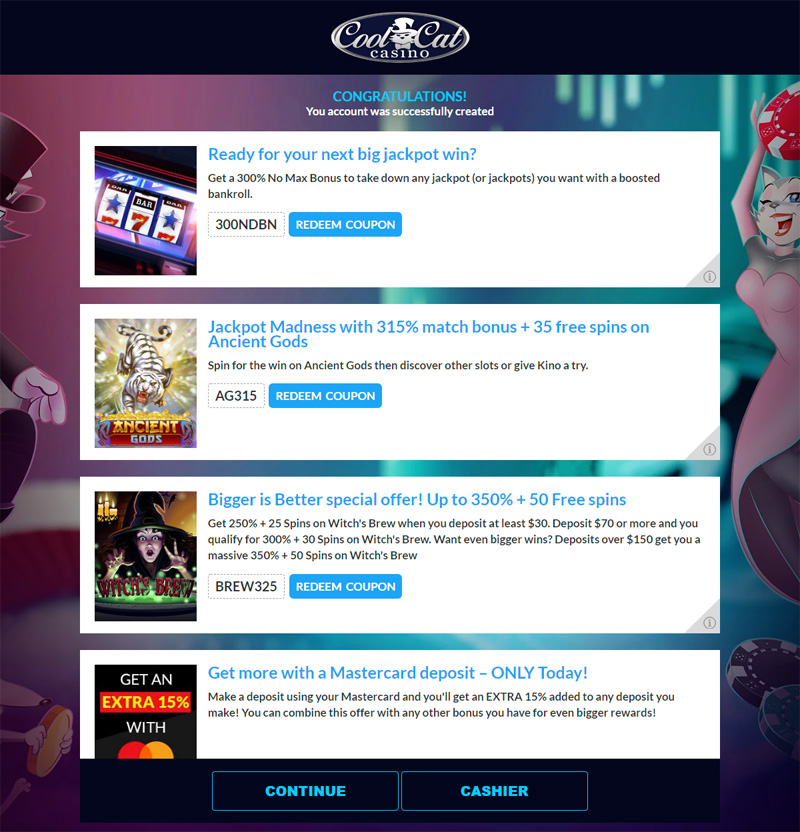 CoolCat Casino No Deposit Bonus Promo Codes Nov 2023 CoolCat Casino No Deposit Bonus Promo Codes Nov 2023